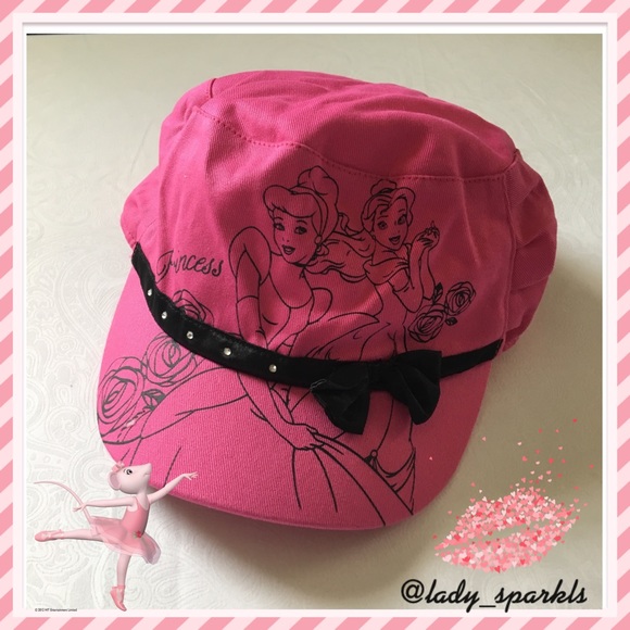 Disney | Accessories | Disney Princess Cinderella Belle Pink Hat | Poshmark
